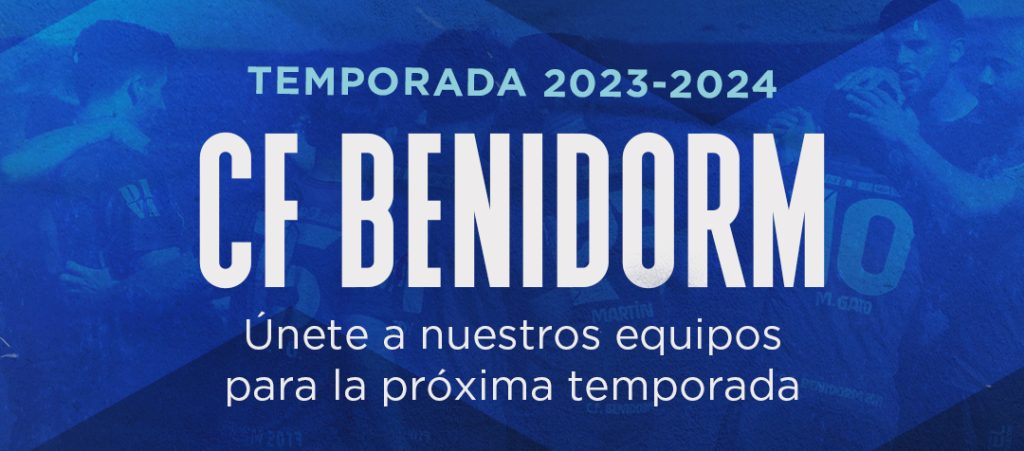 CF Benidorm | Web Oficial Solicitud Preinscripción Futbol Base CF ...